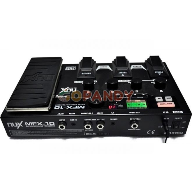 NUX MFX-10 Modeling Guitar Effects Multi-Effects Processor 55 Models ...