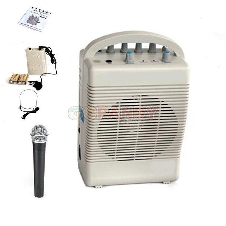 Rechargeable Bluetooth Public Address System with Wireless Microphone ...