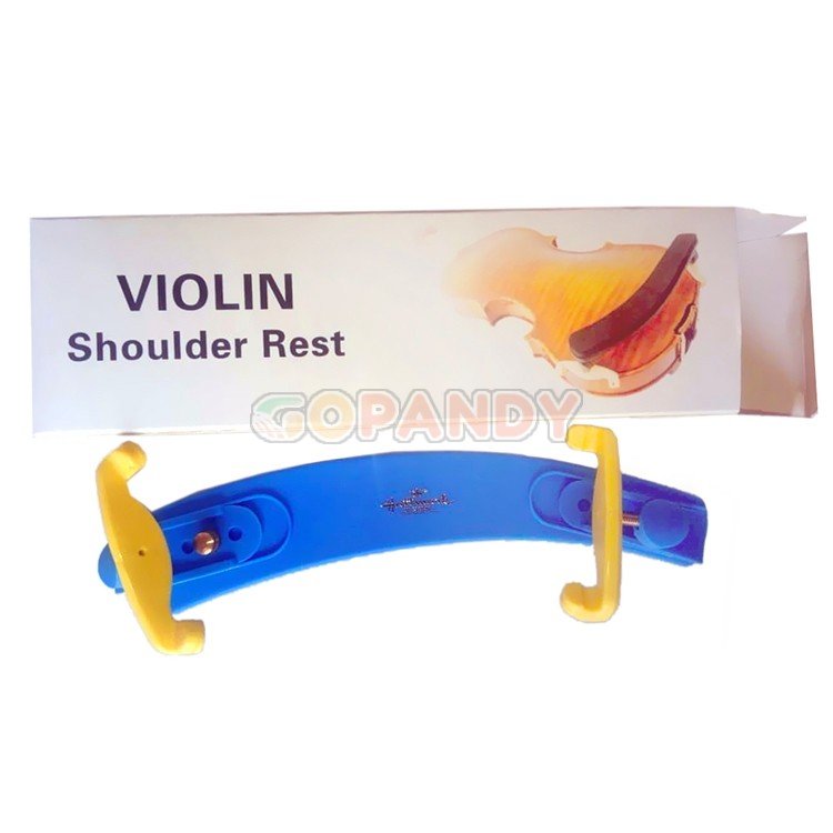 Hallmark UK Adjustable Violin Shoulder Rest – Blue – Gopandy Musical