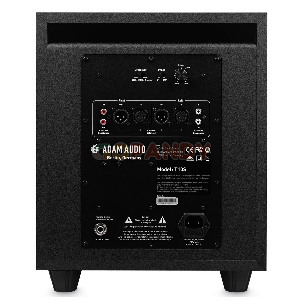 Adam Professional Audio T10S – 130W 10″ Active Subwoofer – Gopandy Musical